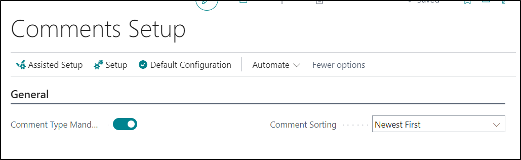 Clever Dynamics Comments Setup